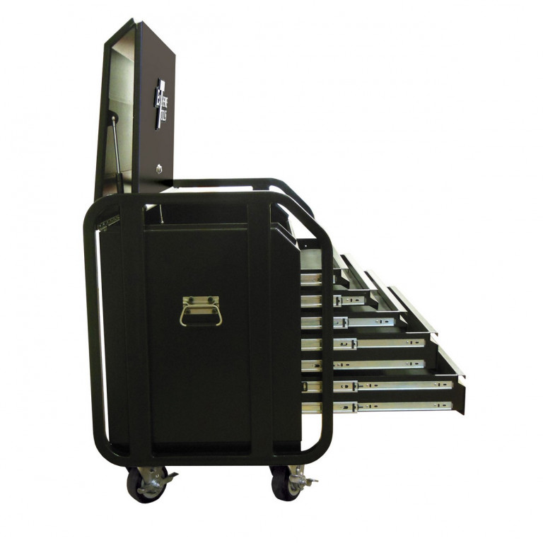 Deluxe 36 Inch, 5 Drawer Extra Capacity Road Box, by Extreme Tools®