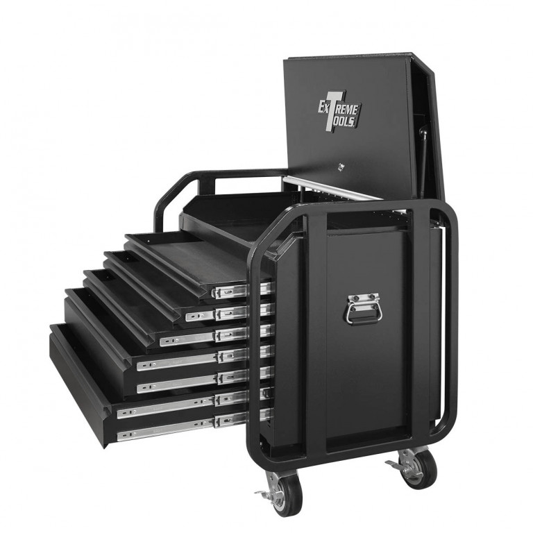 Deluxe 36 Inch, 5 Drawer Extra Capacity Road Box, by Extreme Tools®