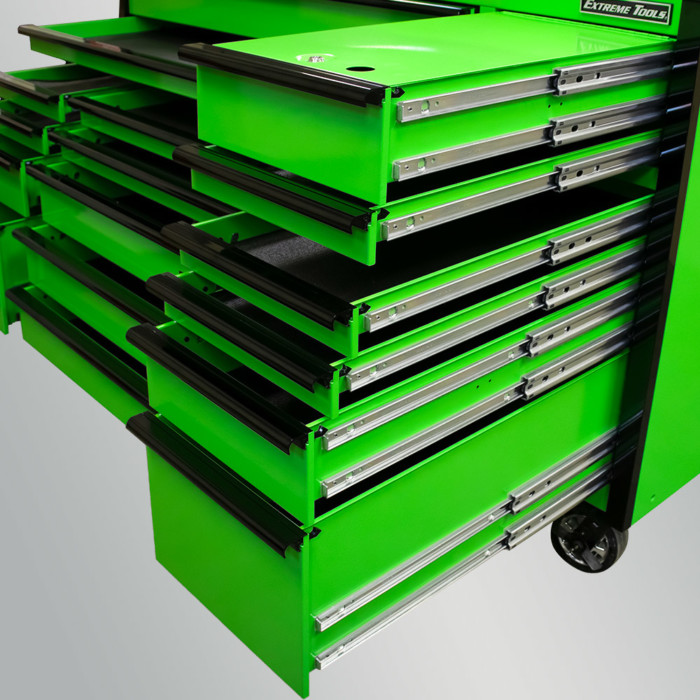 Professional 72 Inch Triple Bank Roller Cabinet, by Extreme Tools®